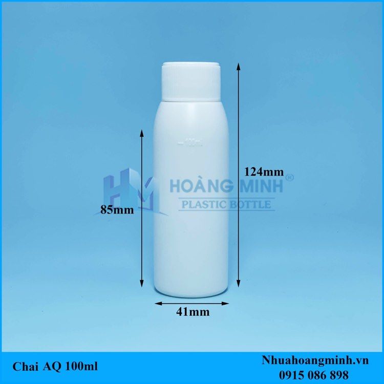 Chai Nhựa HDPE 100ml đựng hóa chất - Công ty Nhựa Hoàng Minh