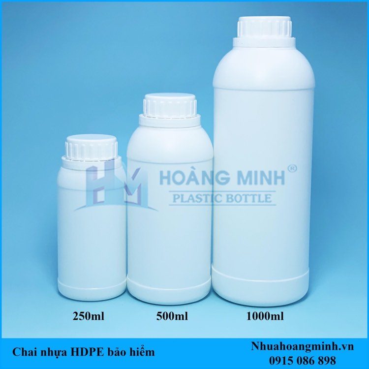 Chai Nhựa HDPE đựng hóa chất - Nhựa Hoàng Minh
